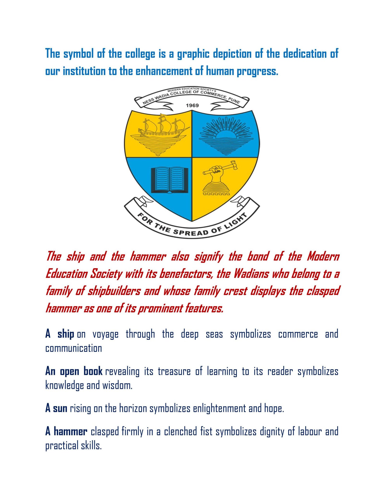 About Us - Ness Wadia College of Commerce